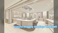 Luxury LED Jewelry Display Cases for High End Retail Stores