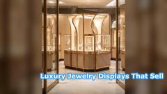 Luxury Custom Jewelry Display Cabinets with LED Lighting