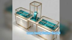 Luxury Jewelry Display Counter Set for Retail Stores