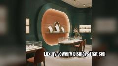 Modern Luxury Jewelry Display Cabinets for Retail Stores