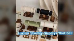 Premium Wooden Jewelry Display Stands for Luxury Showcases