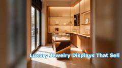 Luxury LED Jewelry Display Cabinet Custom Retail Solutions