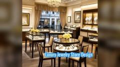 Luxury French Style Jewelry Store Interior Design