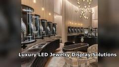 Luxury LED Jewelry Display Case for Modern Retail Boutiques