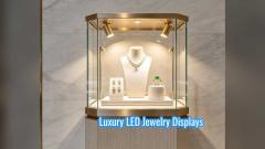 Custom LED Jewelry Display Case for Luxury Retail Stores