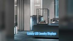 Modern LED Jewelry Display Cases Luxury Retail Solutions