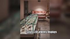 Luxury LED Jewelry Display Cabinets Custom Retail Solutions