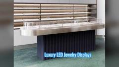 Custom LED Jewelry Display Case Luxury Retail Solutions
