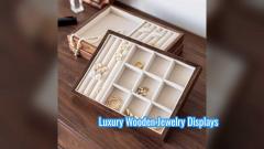 Premium Wooden Jewelry Display Stands for Retail Stores