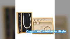 Elegant Metal Jewelry Tray Organize Your Accessories Easily