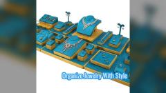 Elegant Metal Jewelry Tray Organize Your Accessories Easily
