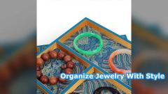 Elegant Metal Arc Jewelry Tray for Organized Display