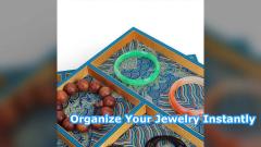 Elegant Metal Jewelry Tray Organize Your Accessories Easily