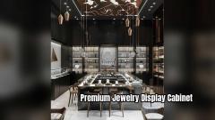 Premium Solid Wood Jewelry Display Case for Retail Stores