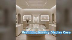 Premium MDF Glass Jewelry Display Case for Retail Stores
