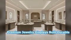 Premium Glass Jewelry Display Cabinets Durable Retail Design