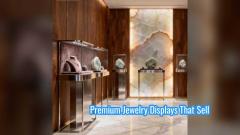 Premium Glass Jewelry Display Stand for Retail Stores