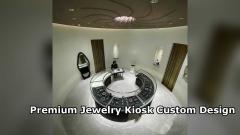 Custom Stainless Steel Jewelry Kiosk for Shopping Malls