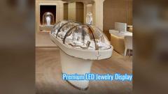Premium LED Jewelry Display Counter for Retail Stores