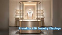 Premium LED Jewelry Display Cabinet Custom Retail Solutions