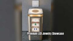 Modern LED Jewelry Showcase Premium Retail Display