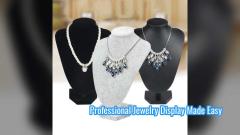 Premium Flannel Jewelry Display Stand for Retail Stores