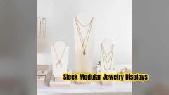 Minimalist Jewelry Display Blocks for Retail Stores