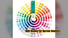 Slim Jewelry Display Stand for Narrow Retail Counters