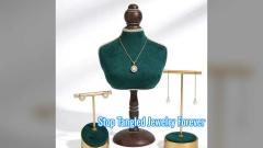 Geometric Metal Jewelry Stand Organize Your Earrings
