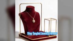 Double Tier Metal Jewelry Stand Organize Your Accessories