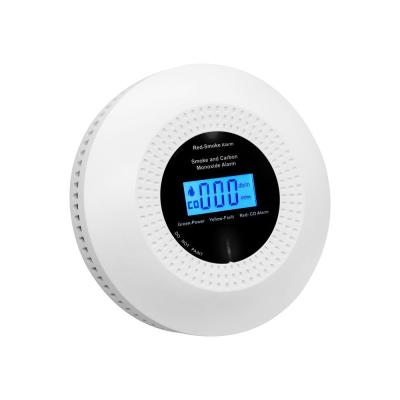 China Lithium Battery WIFI Carbon Monoxide Detector 3V Tuya CO Detector OEM for sale