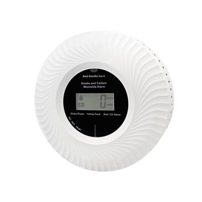 China Custom Interconnected Smoke Detectors 3V Wireless Smoke And Carbon Monoxide Detector for sale