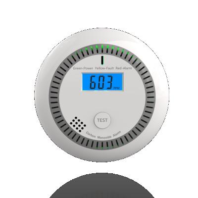 China 10 Year Lithium Battery CO Carbon Monoxide Detector with Electrochemical Sensor and 85dB Alarm Sound for sale