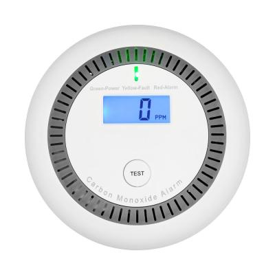 China 10 Year Battery EN50291 Certified CO Carbon Monoxide Detector with Electrochemical Sensor for sale