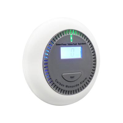 China Wall Mounted Wifi Carbon Monoxide Detector Compact Smart CO Detector With 10 Year Electrochemical Sensor for sale