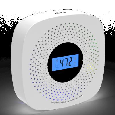 China Wall Mounted Portable Carbon Monoxide Alarm Reliable Battery Powered Gas Detector OEM for sale