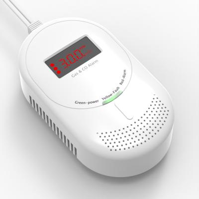 China AC Powered Carbon Monoxide Gas Detectors Residential Carbon Monoxide Gas Alarms With SGS Tested for sale