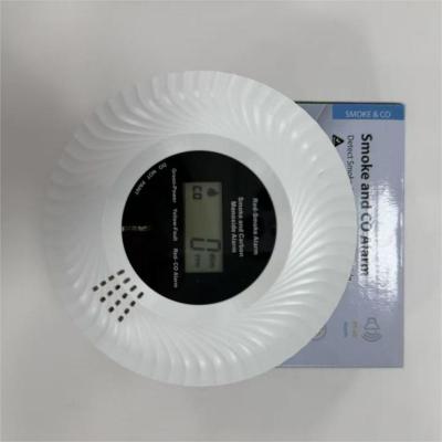 China Customizable Smoke Carbon Monoxide Detector with 10-Year Lithium Battery and Photoelectric/Electrochemical Sensor EN50291 EN14604 Certified for sale