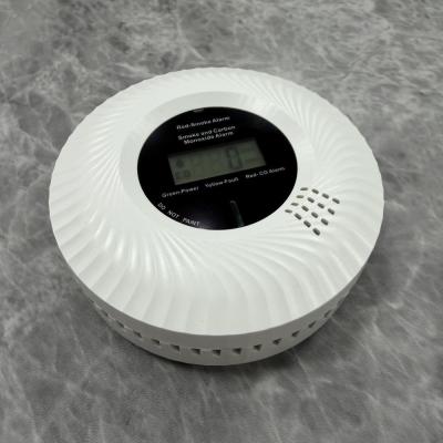China ODM 10-Year Battery Powered Smoke Carbon Monoxide Detector with 85 dB Alarm and Photoelectric/Electrochemical Sensor for sale