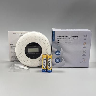 China 10-Year Lifespan Smoke and Carbon Monoxide Detector with Photoelectric Sensor and Interconnectable Design for sale