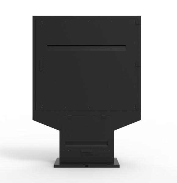 Quality 55 Inch Digital Standee Outdoor Signage Kiosk Dual Screen Windows Linux System for sale