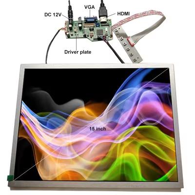 China 15 Inch Industrial Sunlight Readable LCD Screen Monitor Module 1024x768 Customized Te koop