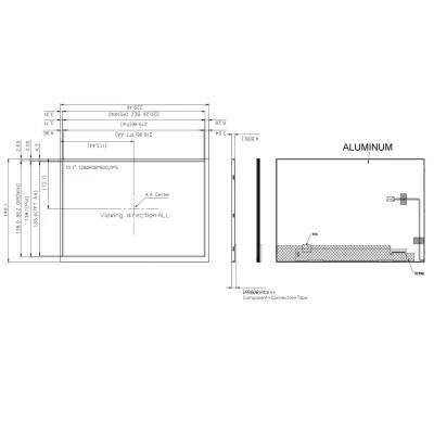 China 10.1 Zoll TFT-FHD-LCD-Monitor für den Außenbereich Full HD Touchscreen LVDs 1280x800 zu verkaufen