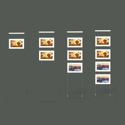China A3 Smart Hanging LCD Window Facing Display Signage Adjustable Brightness 1500nits for sale