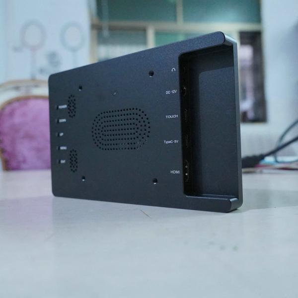 Fotocamera monitor esterno ad alta luminosità portatile da 7 pollici in alluminio 1080P