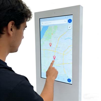 China 3000cd/m² Brightness IP65 Waterproof Outdoor Digital Signage with Infrared Touch LCD Advertising Kiosk for sale