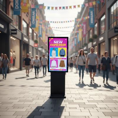 China 49 Inch IP65 Waterproof Outdoor Digital Signage with 3000cd/m² Brightness LCD Advertising Display for sale