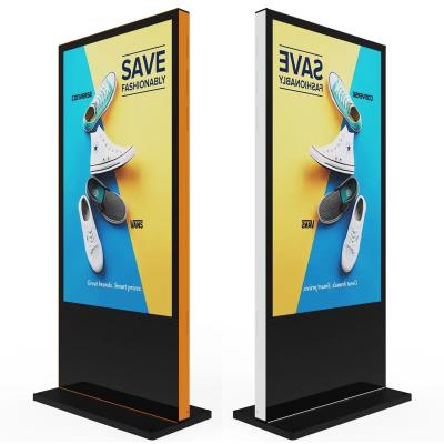 China 98inch New Design Aluminium Frame IPS 4K Outdoor Vertical Screen  Waterproof and Sunproof 3000nits Advertising Mach for sale