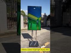 55-Zoll-LCD-Fensterbildschirm Smart Signage Menü-Board 3000nits