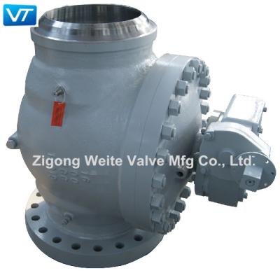 Cina pneumatico manuale dell'ingranaggio a vite della valvola a sfera industriale 600lb di 16In attivato in vendita